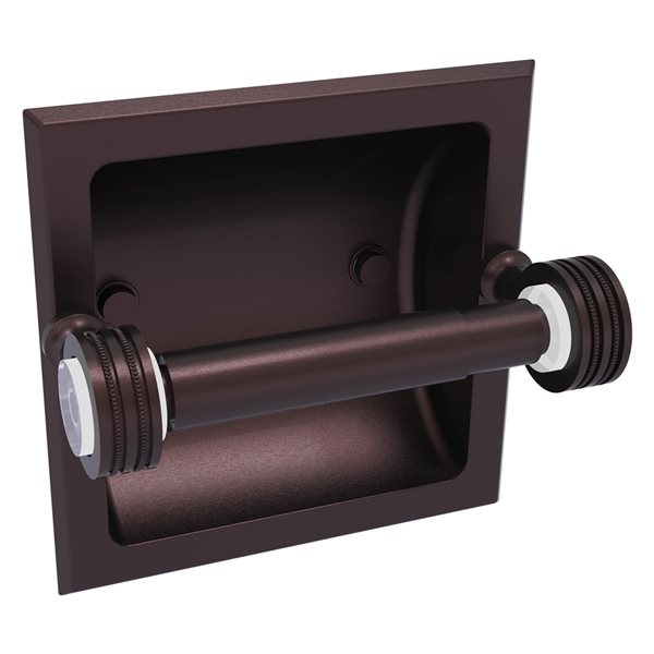 Allied Brass Pacific Grove Recessed Double Post Toilet Paper Holder ...