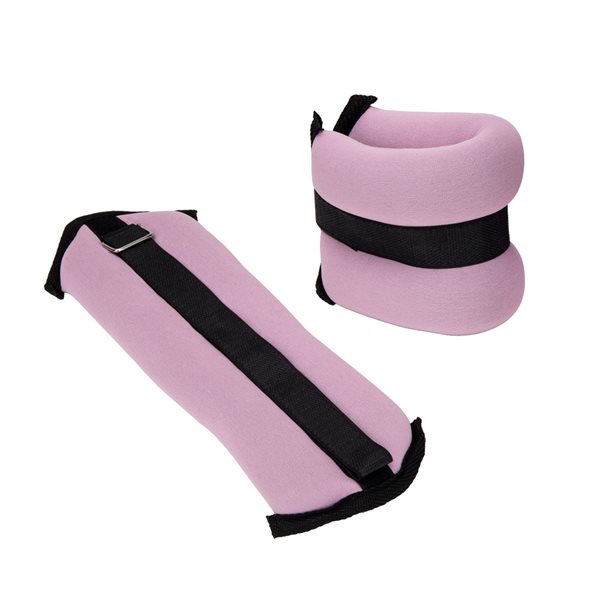 Mind Reader 2-lb Pink Neoprene Adjustable Weights - Set of 2 2WRANLB2 ...