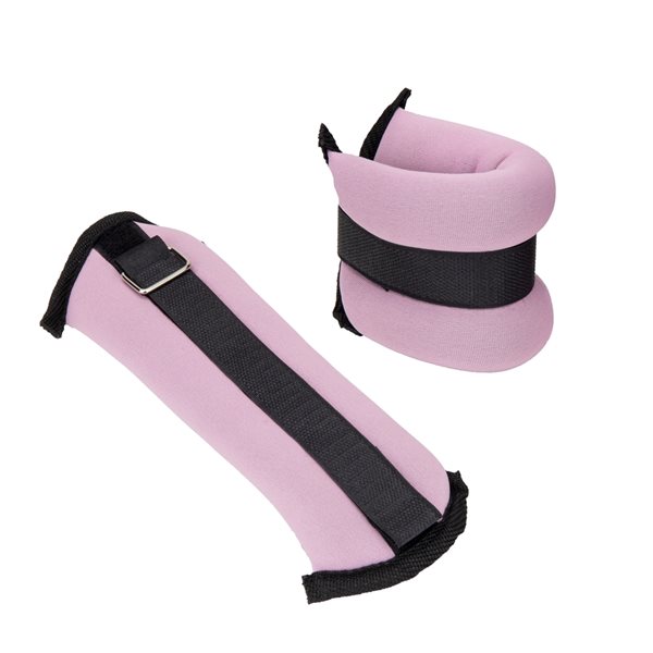 Mind Reader 1-lb Pink Neoprene Adjustable Weights - Set of 2 2WRANLB1 ...