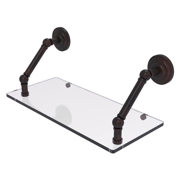 Allied Brass Prestige Que New Venetian Bronze 18-in Floating Glass ...