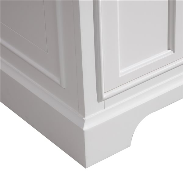 GEF Milanew 24-in White Single-Sink Bathroom Vanity with Quartz ...