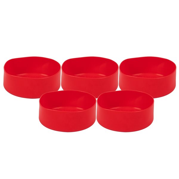 Mind Reader 64-oz. Silicone Red Bottle Sleeve Cup Holder - 5-Pack ...