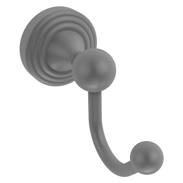 Allied Brass Sag Harbor 1-hook Matte Grey Towel Hook SG-20-GYM | RONA