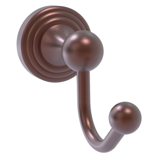 Allied Brass Sag Harbor 1-hook Antique Copper Towel Hook SG-20-CA | RONA