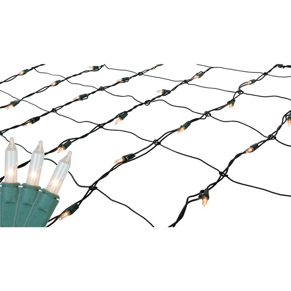 Northlight 4-ft x 6-ft Constant White Incandescent Mini Christmas Net ...