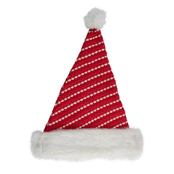 Northlight 17-in Red and White Striped Santa Hat 34314980 | RONA