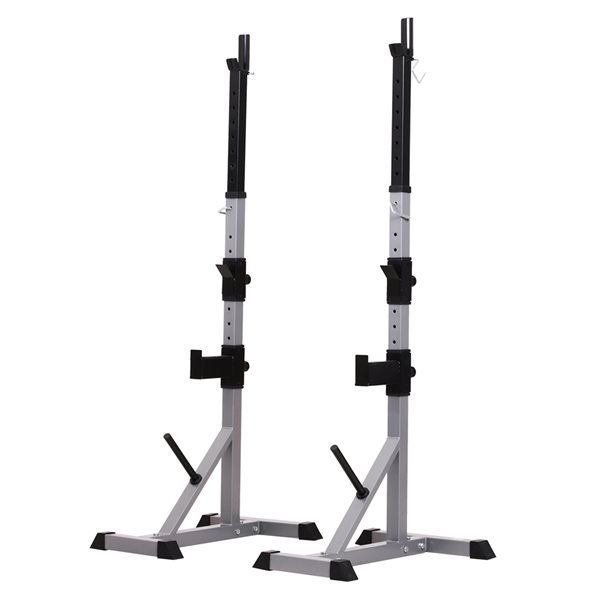 Soozier Black/Silver Adjustable Barbell Rack A91-070 | RONA