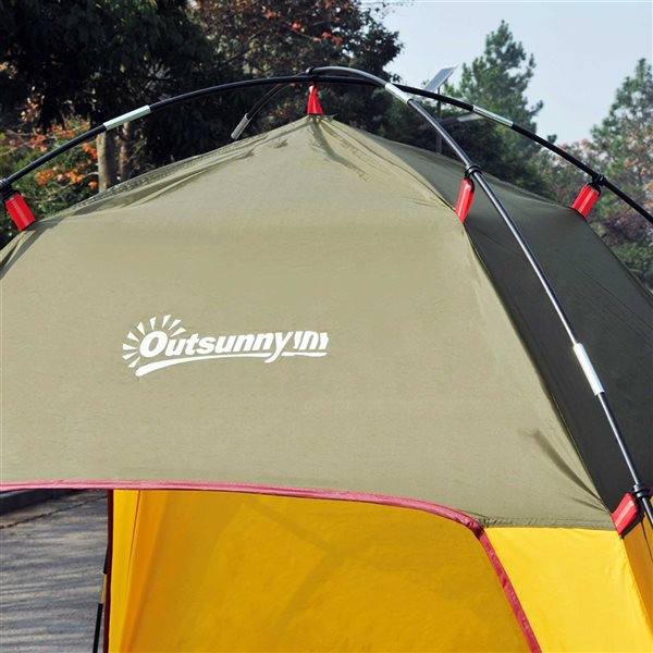 Outsunny Yellow Polyester Pop-Up Tent A20-023 | RONA