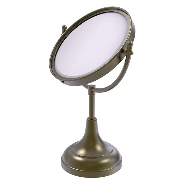 Allied Brass 8-in x 15-in Antique Brass Double-Sided Magnifying ...