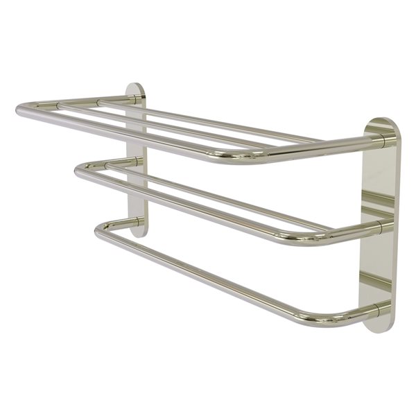 Allied Brass Polished Nickel Wall Mount Towel Rack HTL-3-PNI | RONA