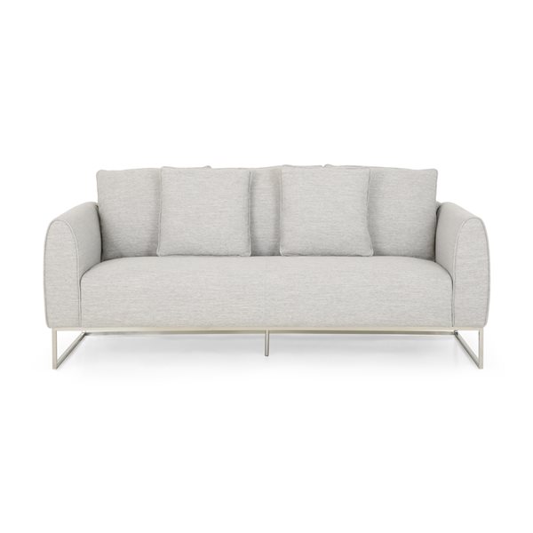 Best Selling Home Decor Canisbay Modern Light Grey Polyester Sofa ...