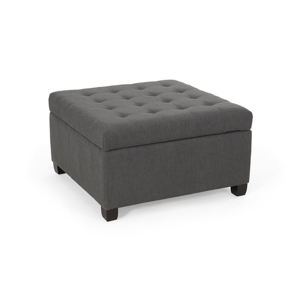 Best Selling Home Decor Isabella Modern Dark Grey Polyester Square ...