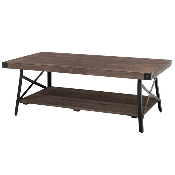 TRUSTMADE Grey Pine Wood Coffee Table MTCT-7100C | RONA