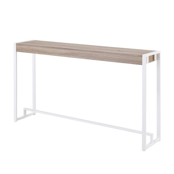 Table console industrielle Macen par Holly & Martin, gris moka CM9914 ...