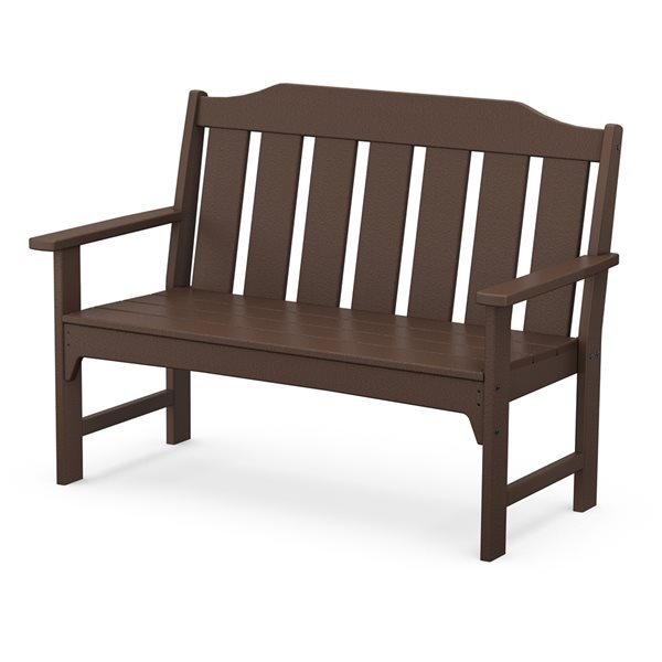 allen + roth Oakport 48-in x 36-in Mahogany Lumber Bench ARBN48MA | RONA