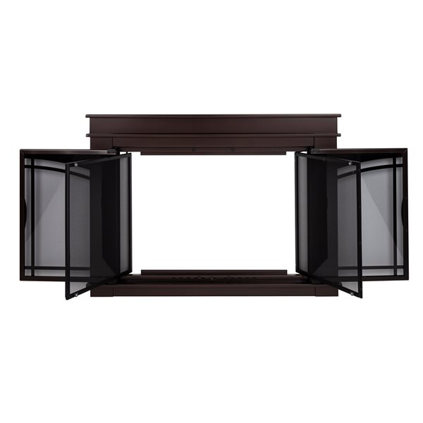 Portes de foyer Fenwick par Pleasant Hearth de style armoire en verre ...
