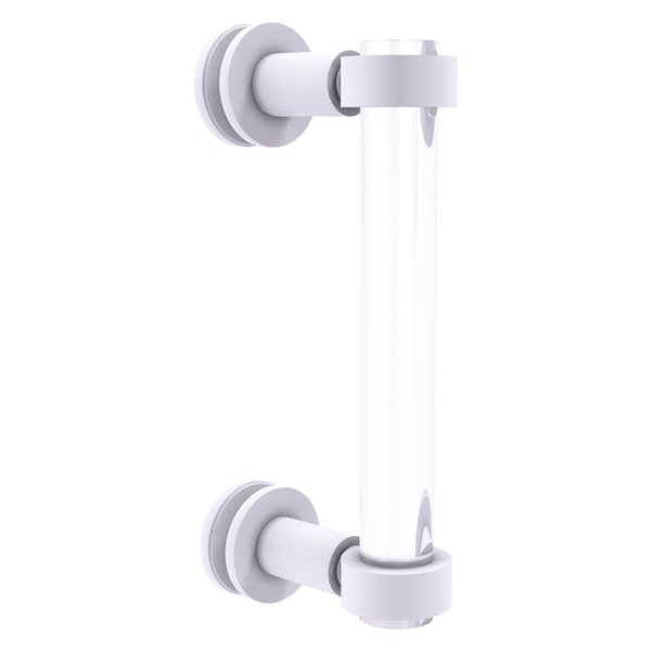 Allied Brass Clearview White 8-in Hinged Shower Door Handle | RONA