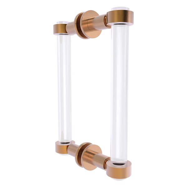 Allied Brass Clearview Brushed Bronze 8-in Hinged Shower Door Handle | RONA