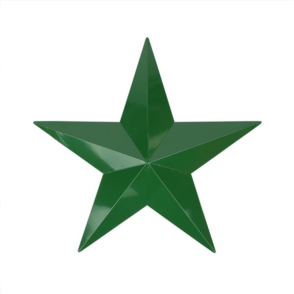 DAK 36-in H x 36-in W Green Star Metal Wall Accent 31393707 | RONA