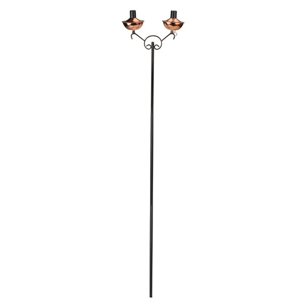 DAK 42-in Brushed Copper Garden Patio Torch 31421543 | RONA