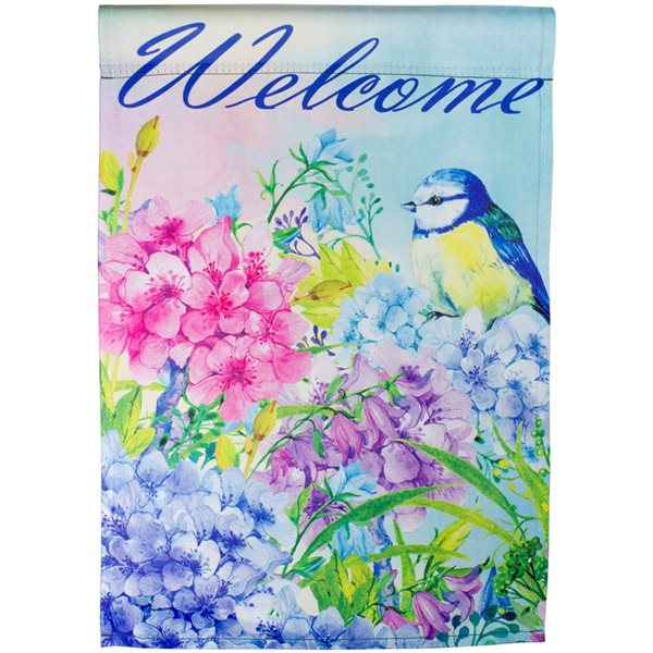 Northlight 18-ft W x 12.5-ft H Welcome Birds Garden Flag 34219475 | RONA