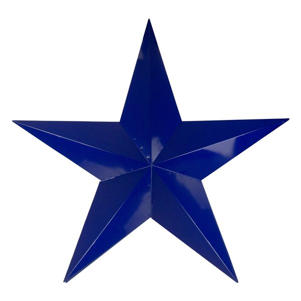 DAK 36-in H x 36-in W Blue Star Metal Wall Accent 31393715 | RONA