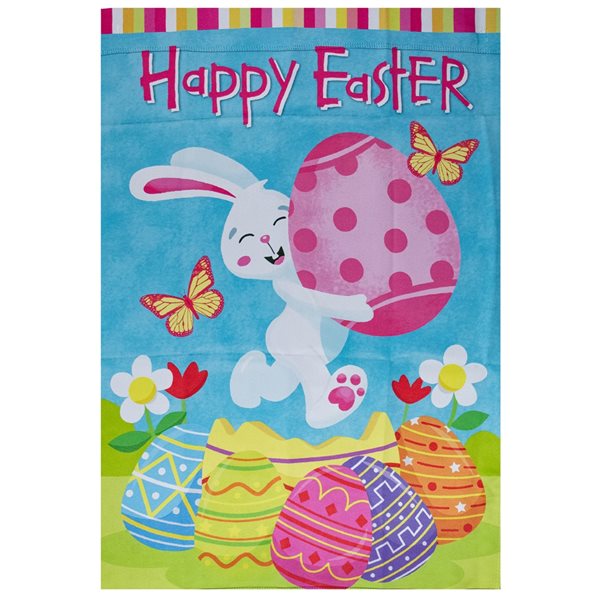 Northlight 28-ft W x 40-ft H Easter Bunny House Flag 34219491 | RONA