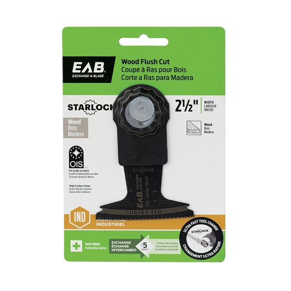 Exchange-A-Blade 2 1/2-in High Carbon Steel Starlock Cutting ...