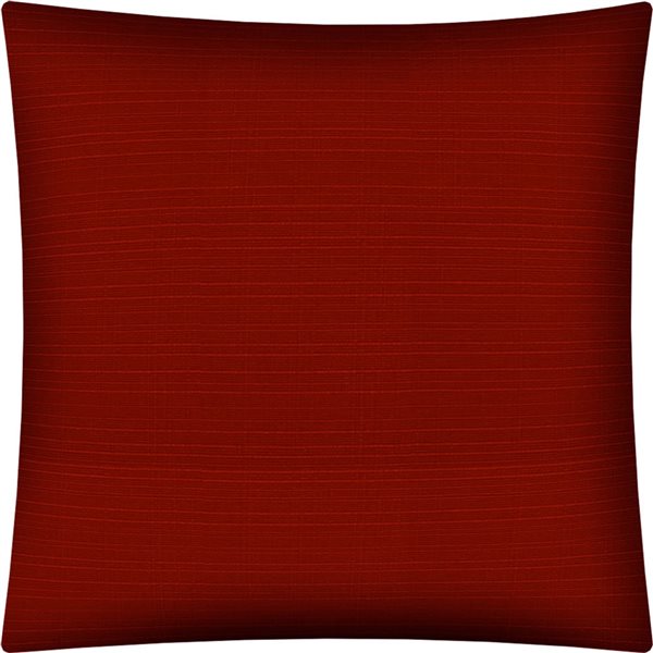 Joita Home Forma 17-in W x 17-in L Burnt Red Square Pillow Cover ...