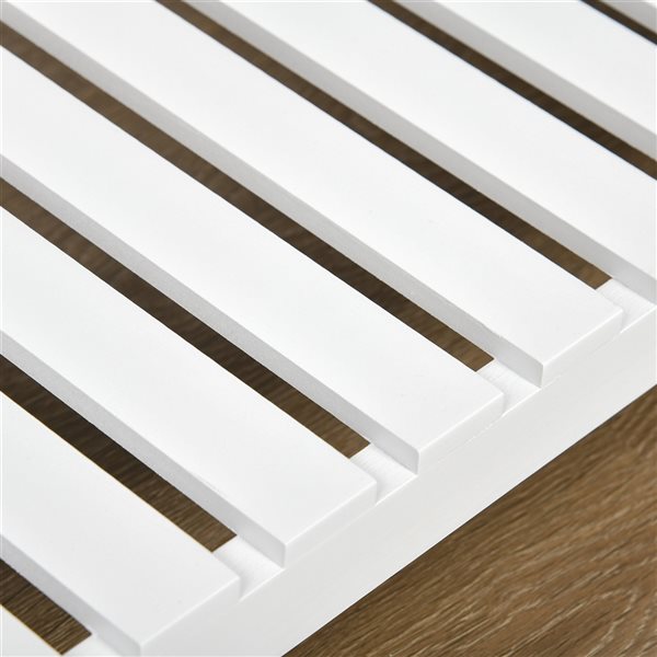 HomCom White Modern Console Table with 4 Dawers 835-514WT | RONA