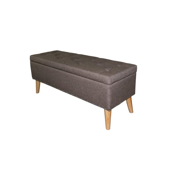 ORE International Modern Storage Bench - Grey HB4669 | RONA