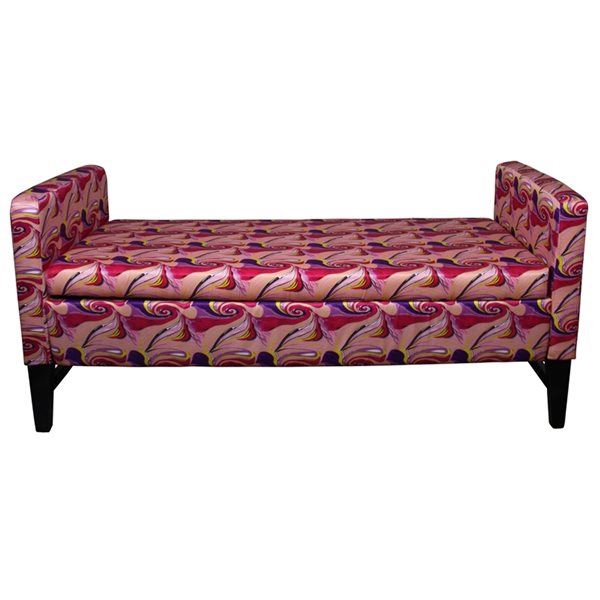 ORE International Modern Hot Pink Storage Bench HB4538 | RONA