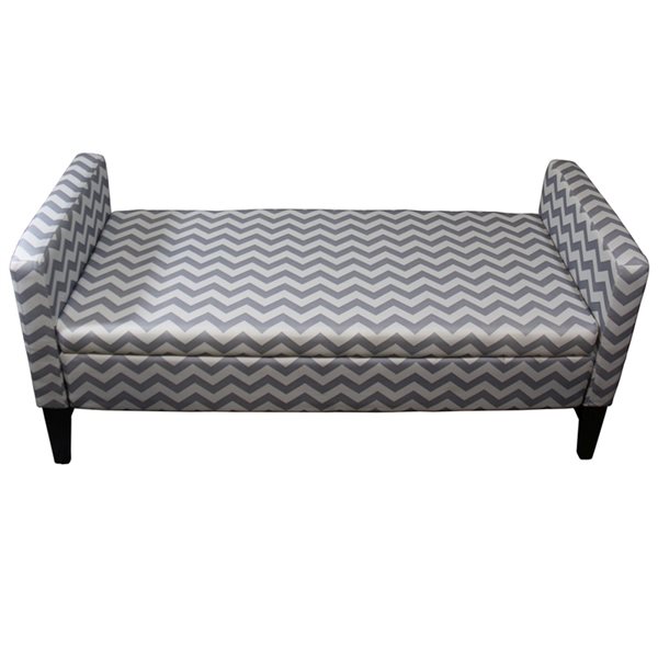 ORE International Modern Grey Storage Bench HB4535 | RONA