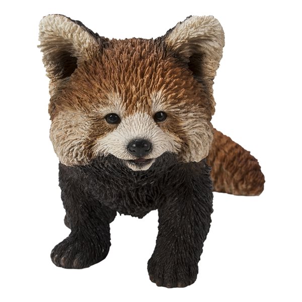 Hi-Line Gift Ltd. Red Panda Cub Walking 8.66-in x 8.82-in Garden Statue ...