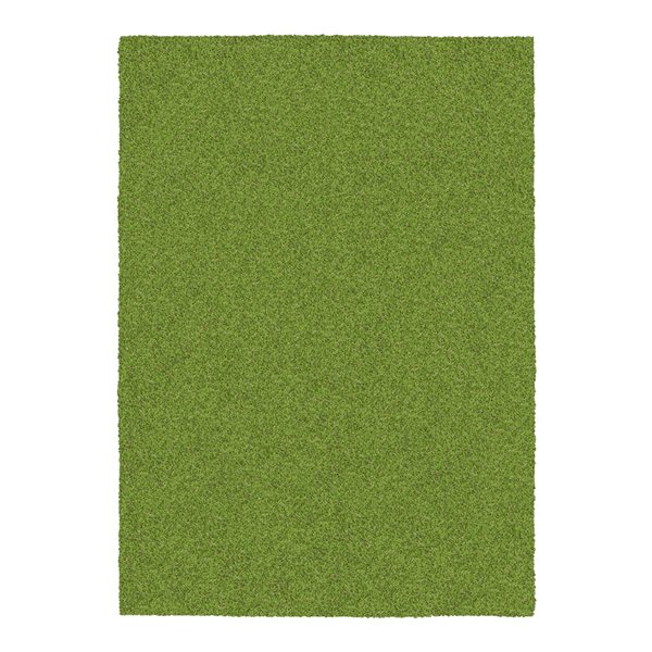 Tapis de gazon artificiel intérieur/extérieur vert Zen par Multy Home de 5 pi x 7 pi MT1005823CM ...