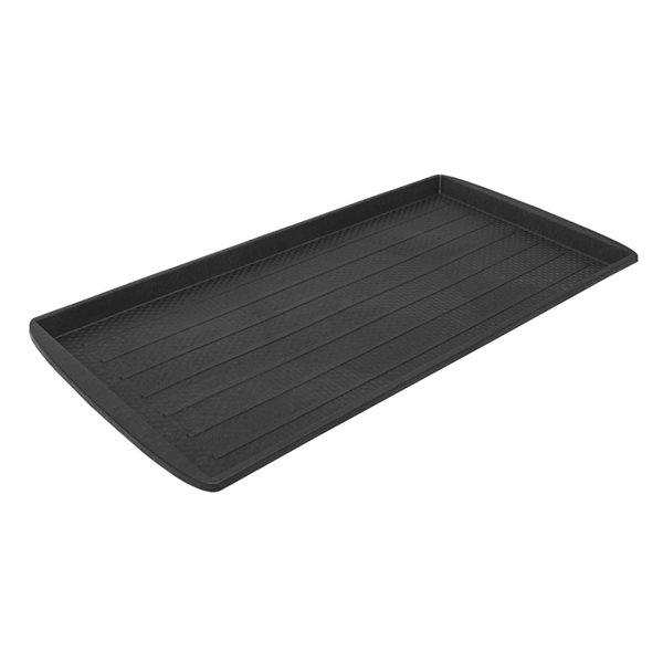Stepguard Windsor Black Rectangular Indoor Boot Tray MT5100688CM | RONA