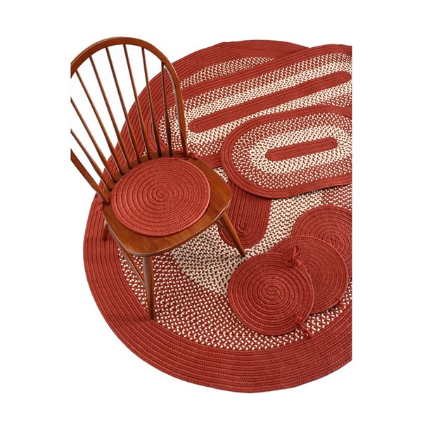 Colonial Mills Bellamy Red Indoor/Outdoor Rug Set - 7-Piece ...