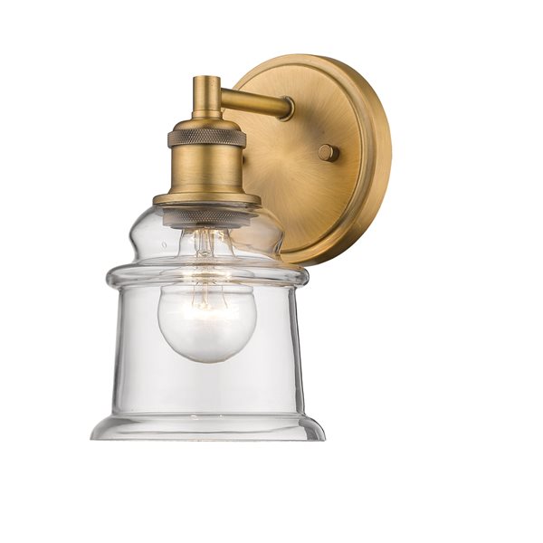 Millennium Lighting 5.25-in W 1-Light Heirloom Bronze Traditional Wall ...