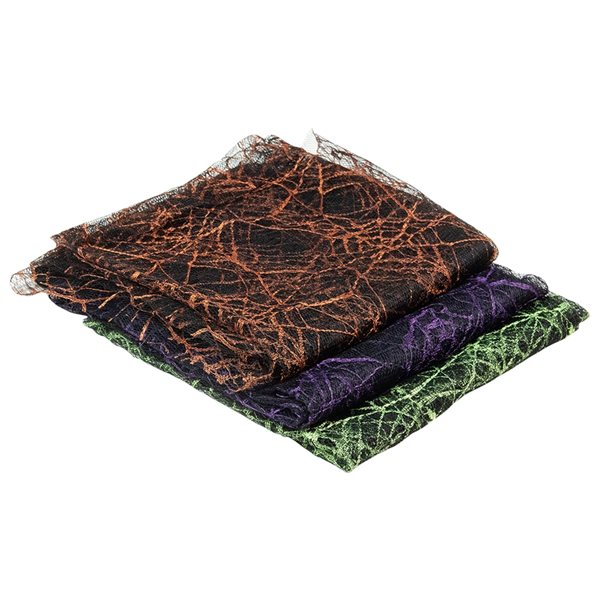 Northlight Polyester Spider Web Fabrics - Set of 3 34855020 | RONA