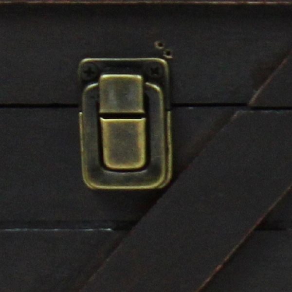 Vintiquewise 8.5-in x 8.5-in Black Composite Storage Box QI003613.BL | RONA