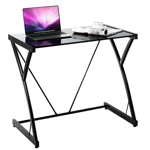 Costway 20-in Black Modern/Contemporary Computer Desk HW54037 | RONA