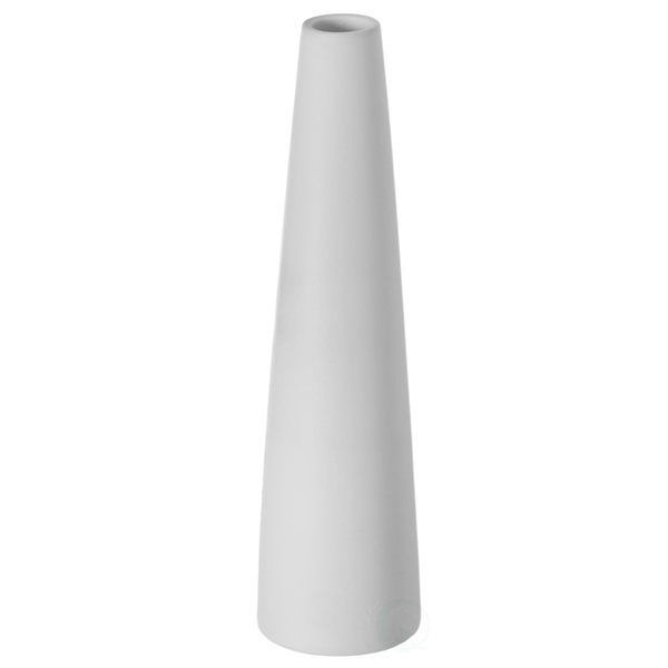 Uniquewise 8-in x 2.5-in White Ceramic Vase QI004359.WT | RONA