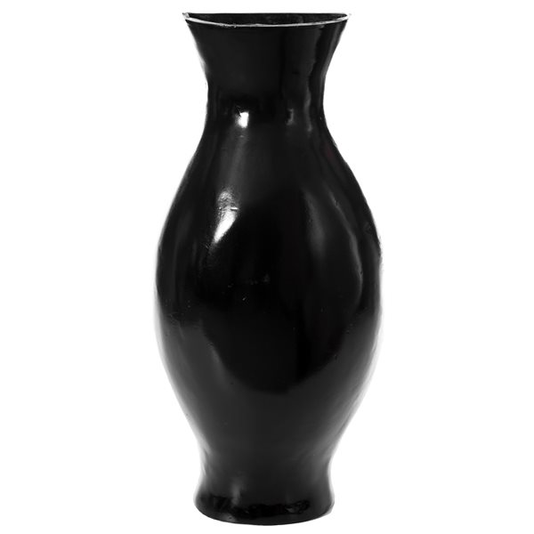 Uniquewise 24.5-in x 11-in Black Fibreglass Split Vases - Set of 2 ...