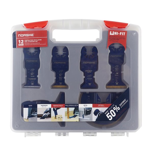 Norske Oscillating Tool Accessories - 12-Piece NOTP275 | RONA