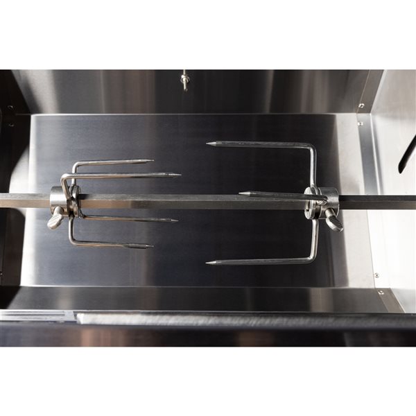 Father's Cooker 34-in Stainless Steel Grill Rotisserie Kit 628678139121 ...