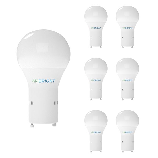 ViriBright Indoor Lighting 60-watt Eq A19 Colour-Enhancing LED Light Bulb (6-pack) 640335-6 | RONA