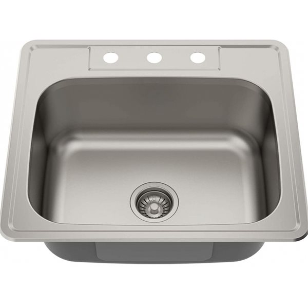 Cuve à lessive sous-comptoir en nickel/acier inoxydable par American ...