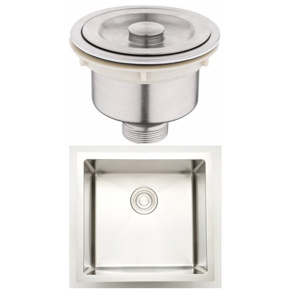 Cuve à lessive murale en nickel/acier inoxydable avec drain par ...