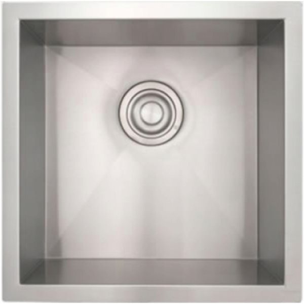 Cuve à lessive sous-comptoir en acier inoxydable avec drain par ...