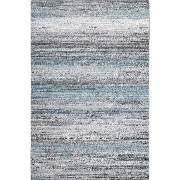 Rug Branch Contemporary Coastal Blue Grey Indoor Area Rug - 4x6 ...